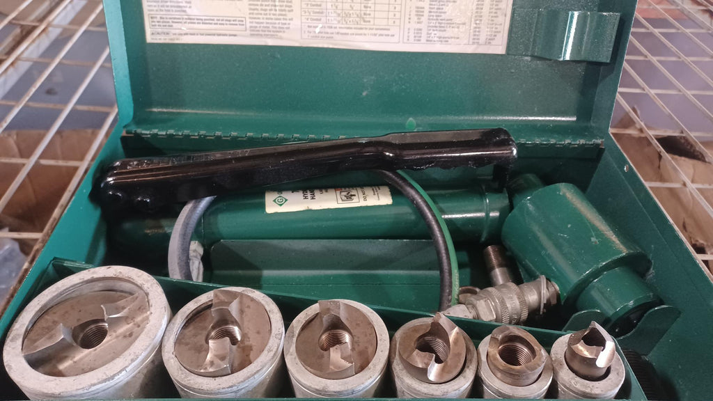 Greenlee 7506 Punch Set Hydraulic Knockout - Reconditioned with 1 Yr ...