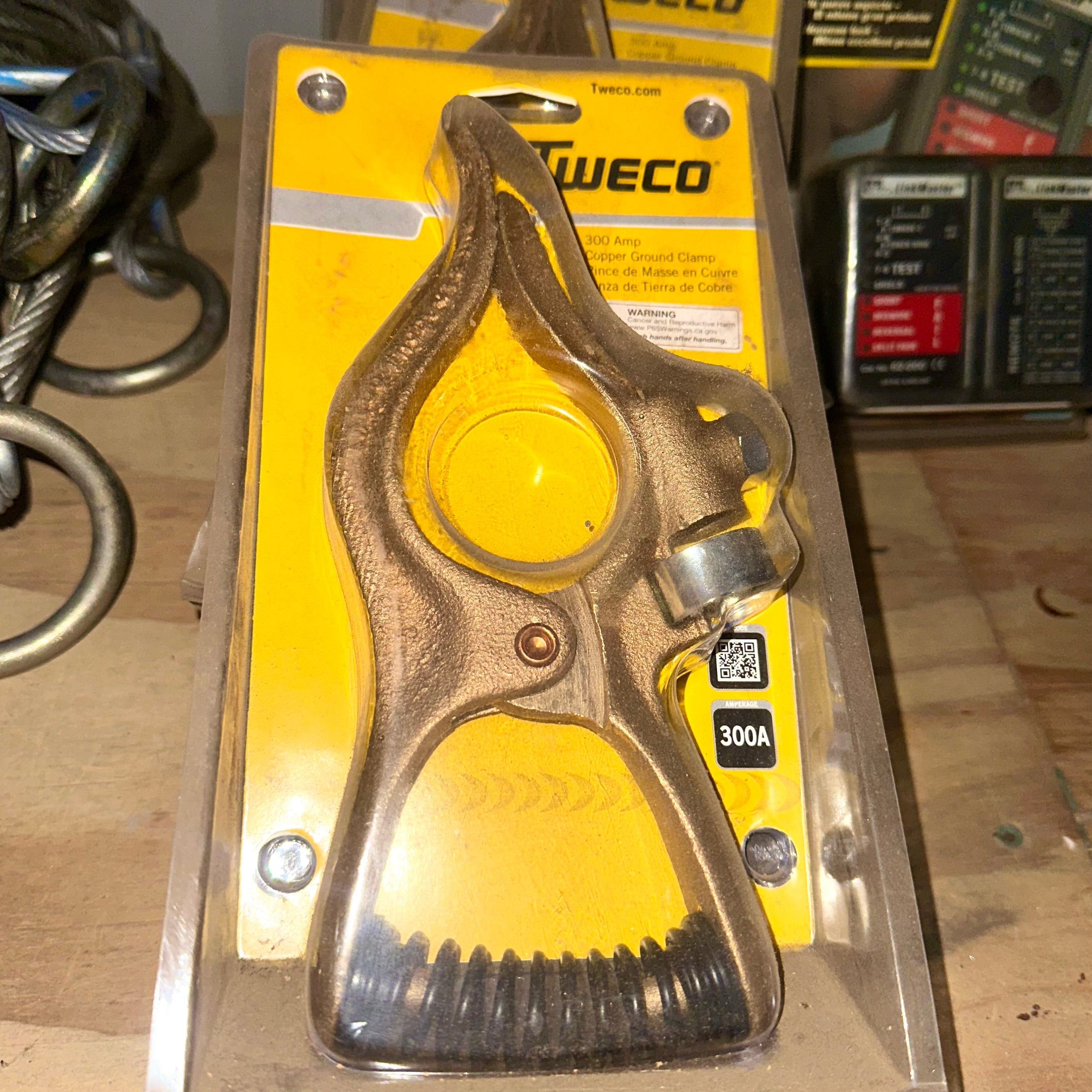 Tweco GC-300 300A Copper Ground Clamp - New Surplus - General Equipment ...