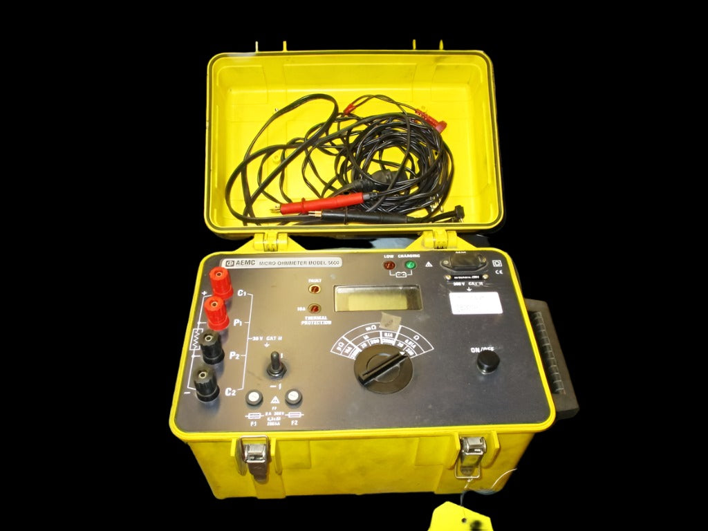 AEMC 5600 Micro-ohmmeter - Used – General Equipment & Supply