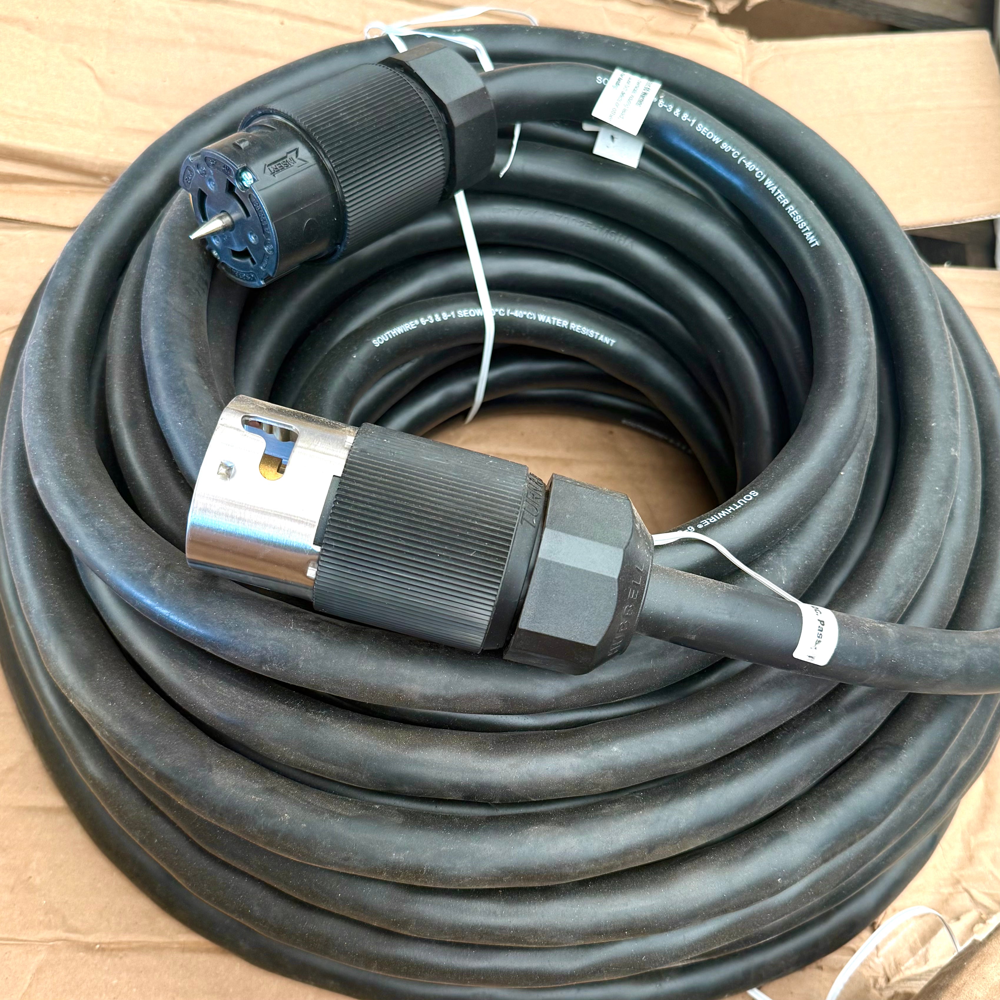 Southwire 19190008 100ft, 50A, Temporary Power Extension Cord - New Su ...