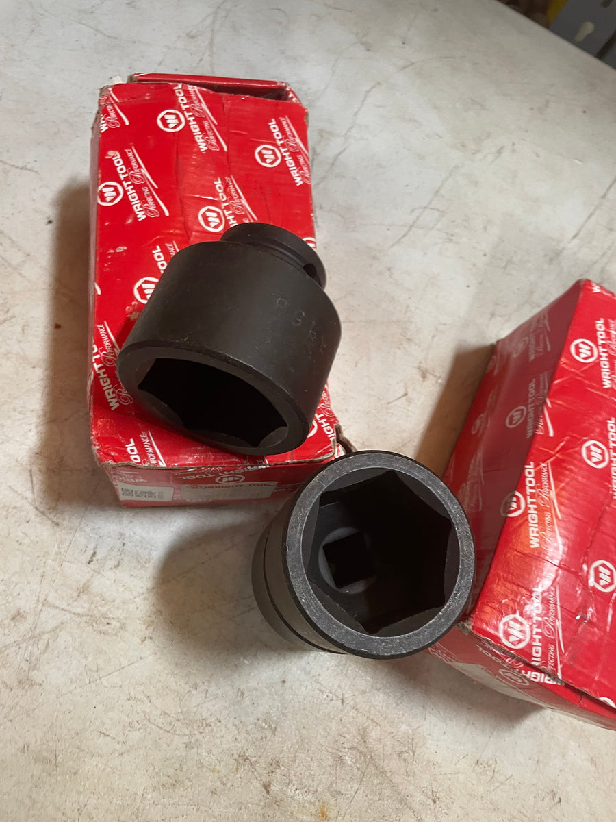 Wright Tool 6864 3/4" Drive 6 Point Standard Impact Socket 2" Qty:3-New ...