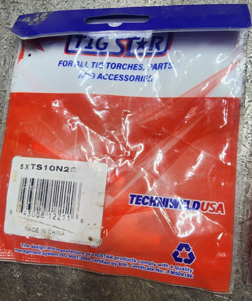 Techniweld TIG STAR 10N25 Collet Body 1/8/3.2mm". Tig Torch Collet Pac ...