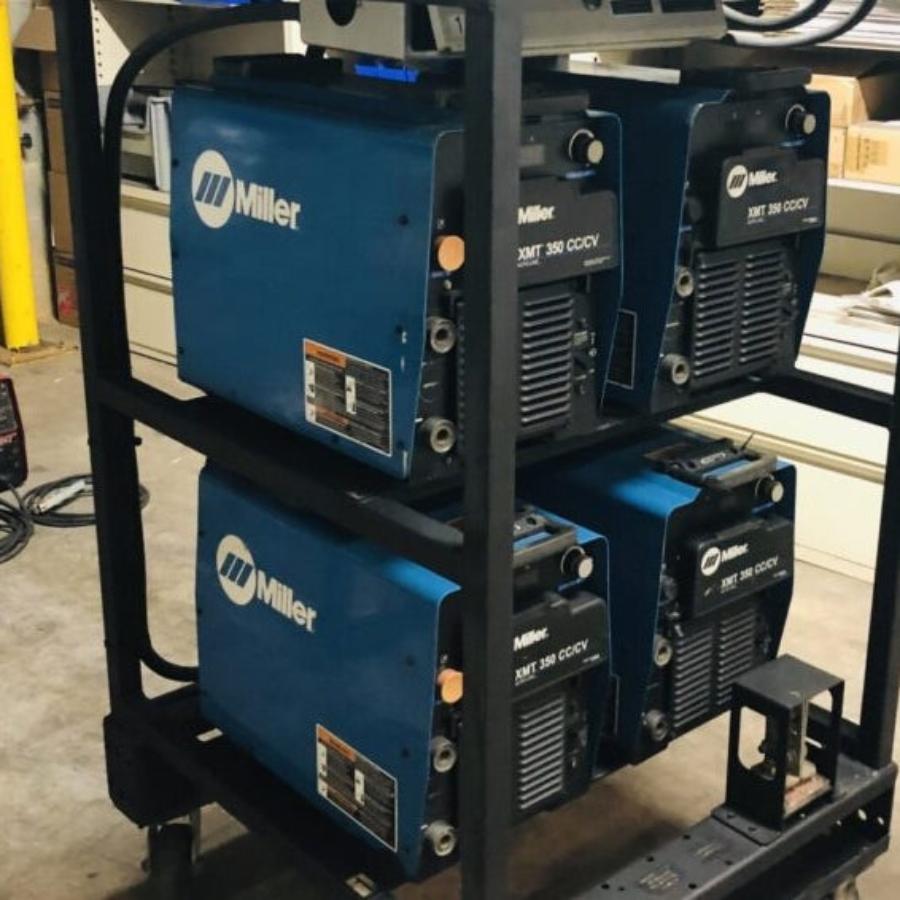 Miller 907161 XMT 350 CC/CV Multiprocess Welder 4 pack - Reconditioned ...