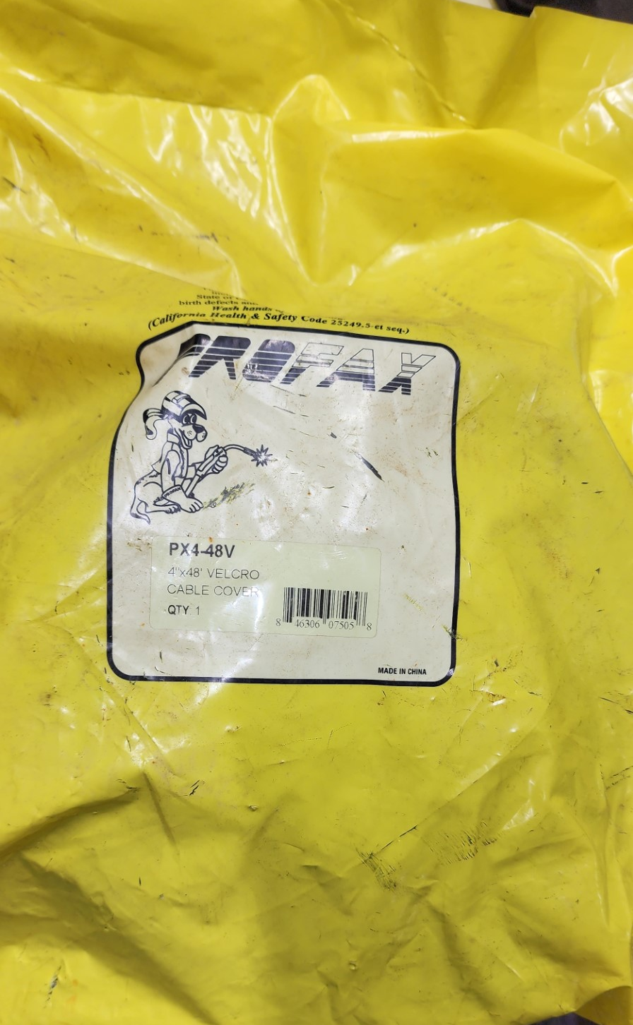 Profax PX4-48V 4"-48" Velcro Cable Cover- New Surplus – General ...
