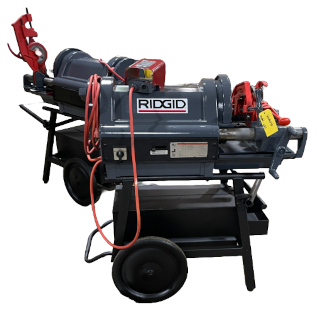 Ridgid 1224 26092 Threading Machine with Hammer Chuck for 1/4in. to 4i ...