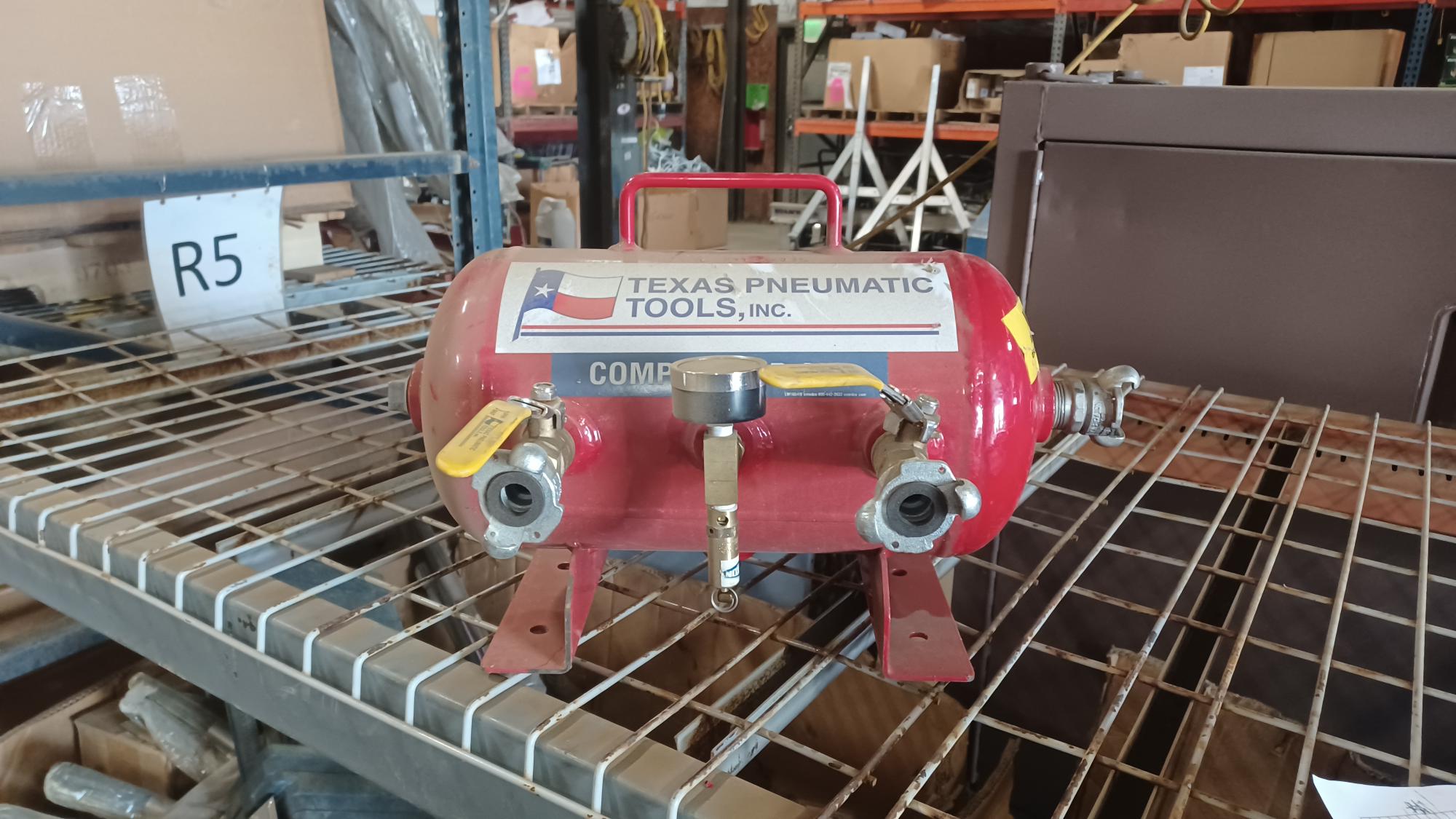 Texas Pneumatic TX-3AMF - Air Manifold (2.5 Gal, ASME Tank ...