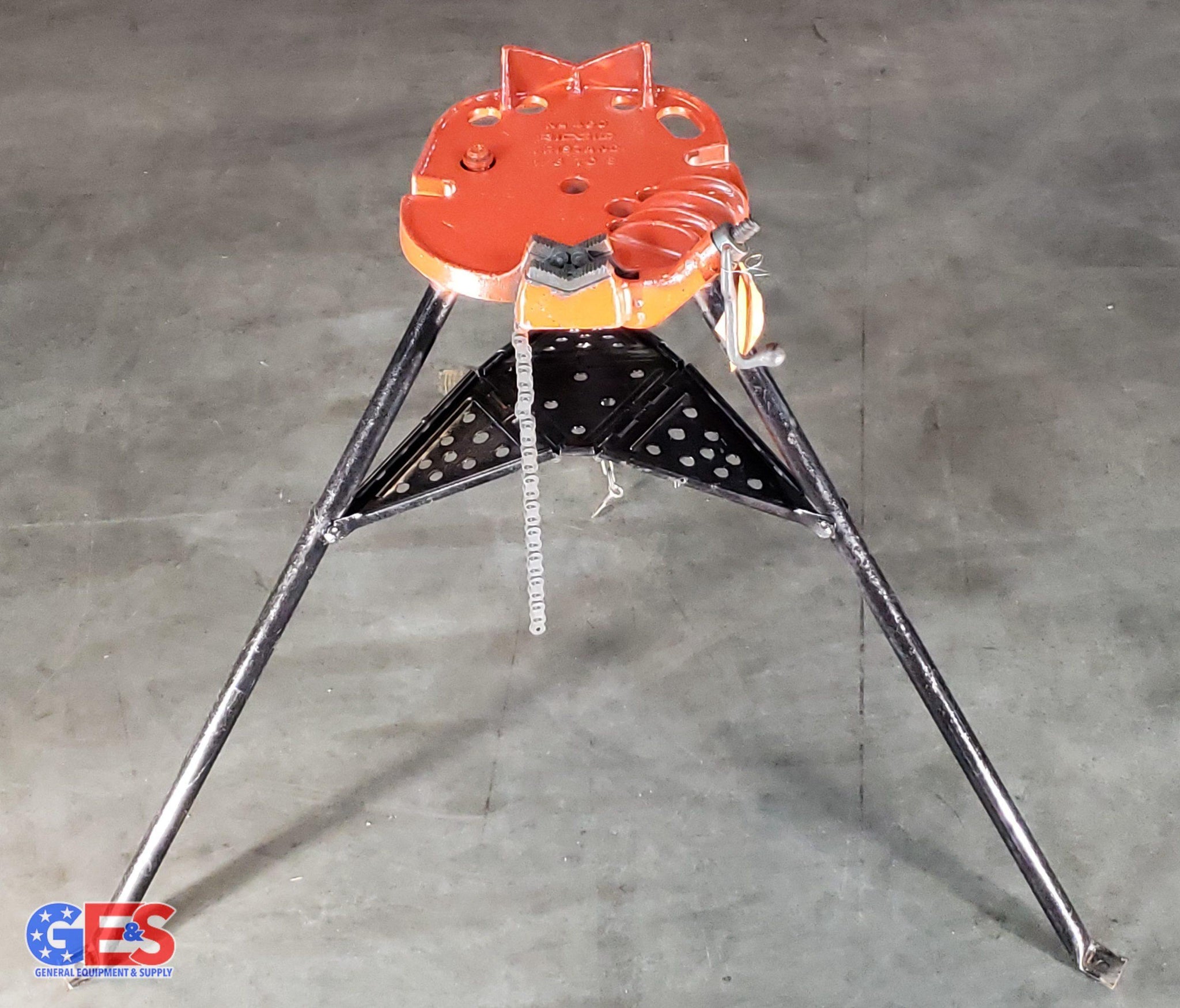 Ridgid 36273, Ridgid 460-6 1/8” – 6” Portable Tristand Chain Vise - GES ...