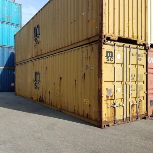 40' High Cube Shipping Containers Weather Tight - Reconditioned ...
