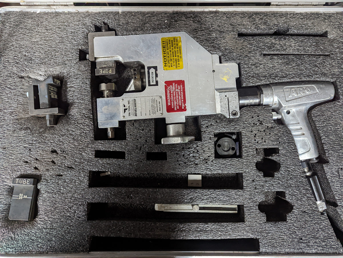 TRI-TOOL 204B BEVEL MASTER PROTABLE PNEUMATIC LATHE SYSTEM USED | $5445 ...